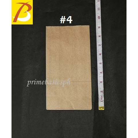 100pcs Kraft Paper Bags (#1 #3 # 4 #5 #10 #12) Small Sizes Brown Supot ...