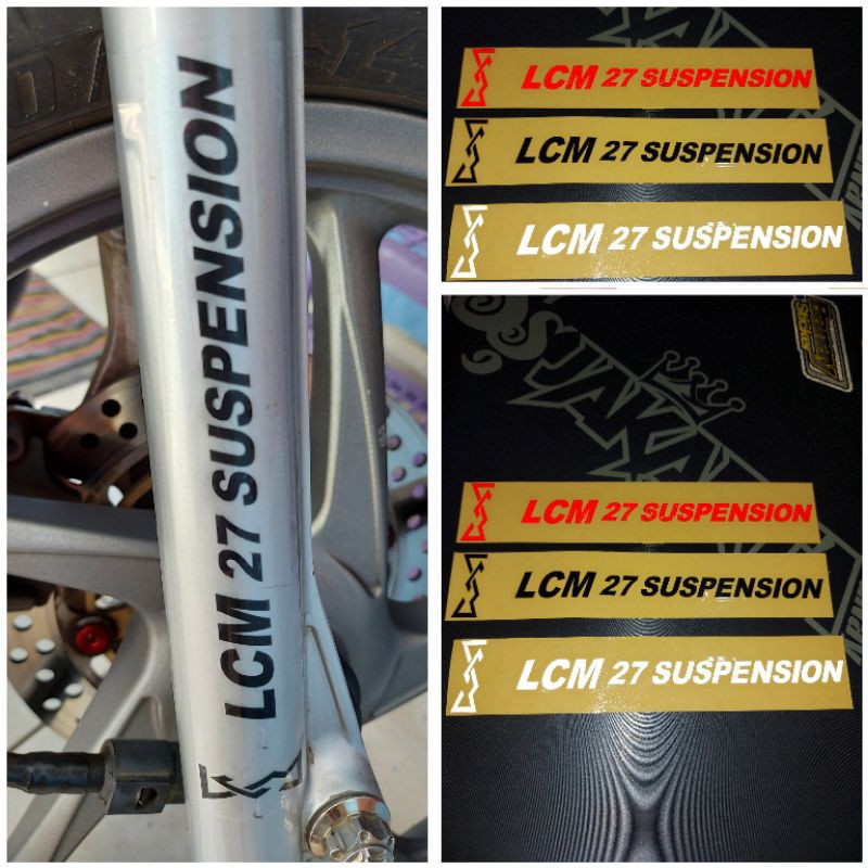 Lcm 27 Suspension Cutting Shock Bottom Sticker | Shopee Philippines