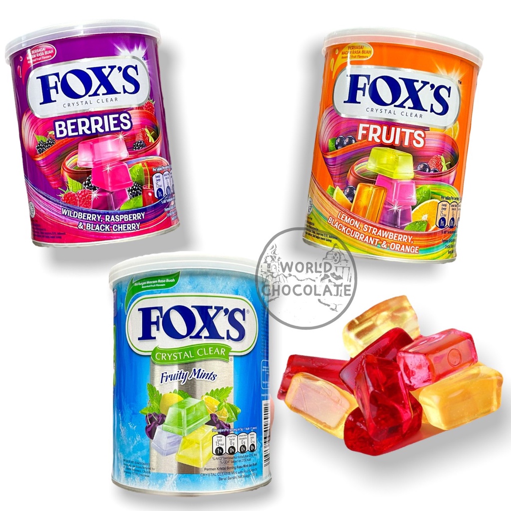 FOX Candy Crystal Clear Fruit Flavor 3 Pcs. | Shopee Philippines
