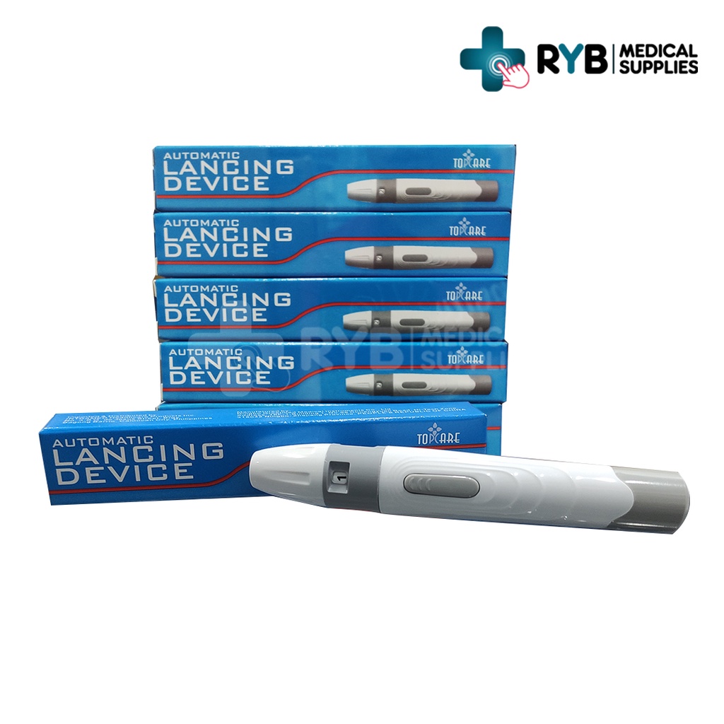 Automatic Lancing Device for Blood Lancet (Round) - TopCare | Shopee ...