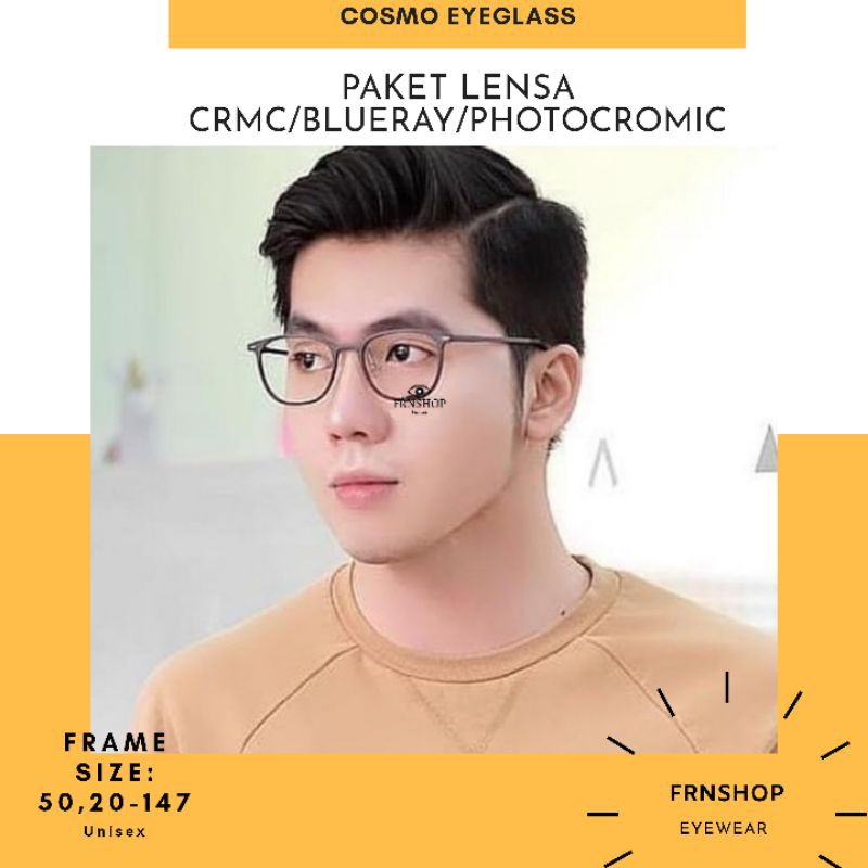 COSMO Eyeglass Glasses | Anti-Radiation/Photochromic Minus Glasses ...