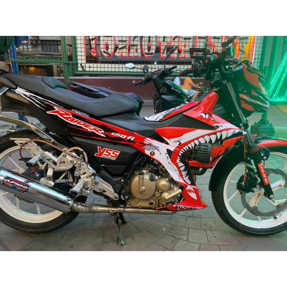 RAIDER 150 FI FULL DECALS (2ND DESIGNS) | Shopee Philippines