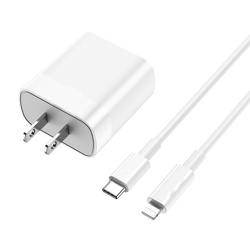 PD 18W Fast Charging Data Cable And Adaptor Set Type-C To Type-C Cable ...