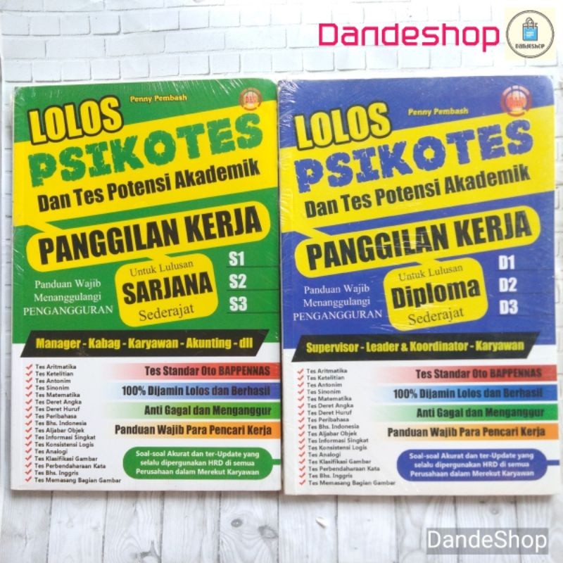 Passing the Psychological Test and Academic Potential Test for Job ...