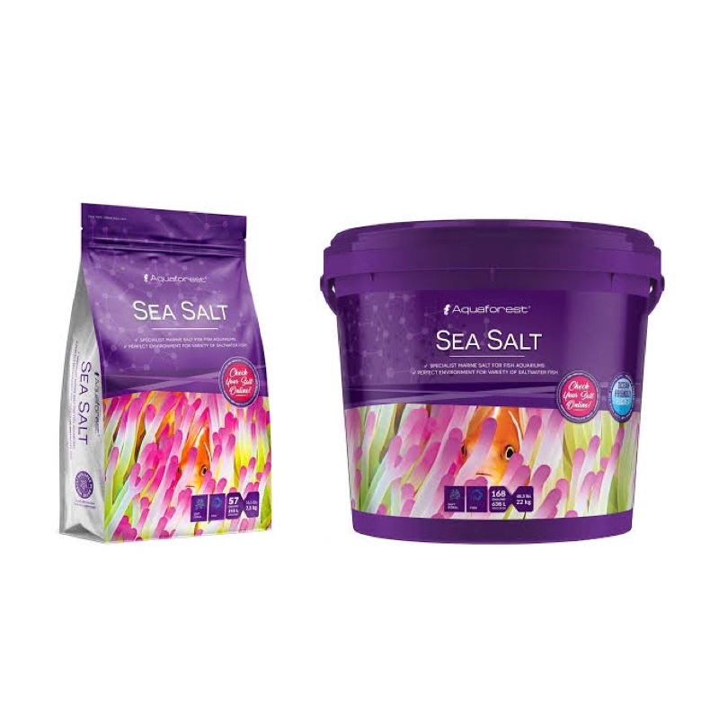 AQUA FOREST SEA SALT 7.5kg | Shopee Philippines