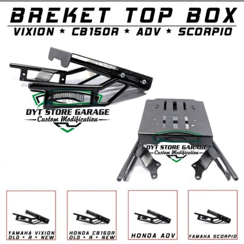 KAPPA Stirrup Brackets Rear Box Brackets Honda Yamaha Scorpio New & Old ...