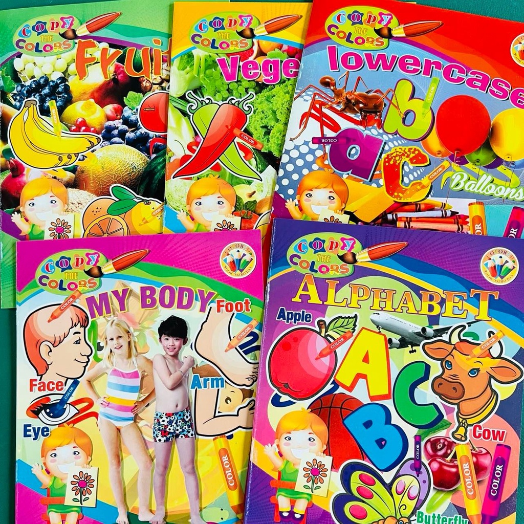 COPY THE COLORS ACTIVITY BOOK FOR YOUNG CHILDREN (16 pages) 5PCS ...