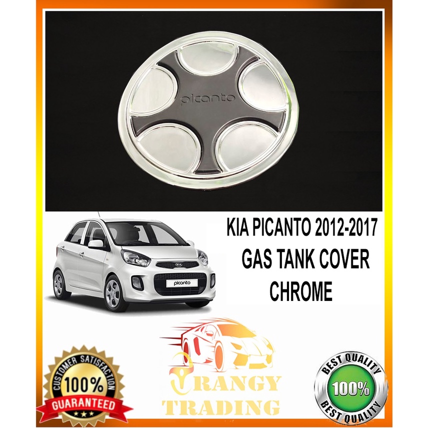 Kia Picanto 2012 to 2017 Gas Tank cover chrome 2013 2014 2015 2016 ...