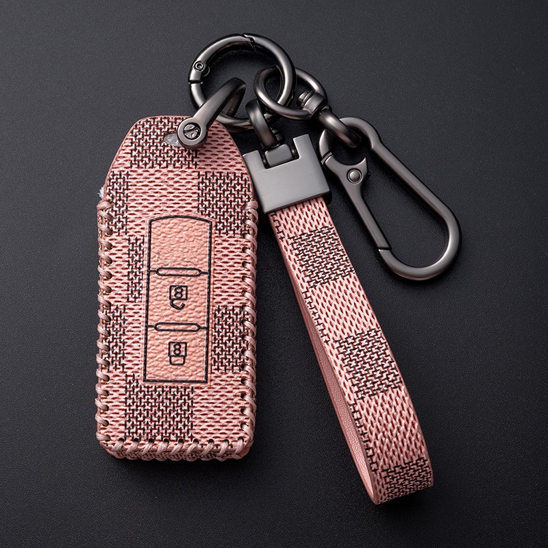 Mitsubishi Car Key cover key Holder Leather Remote Fob Case ready stock ...