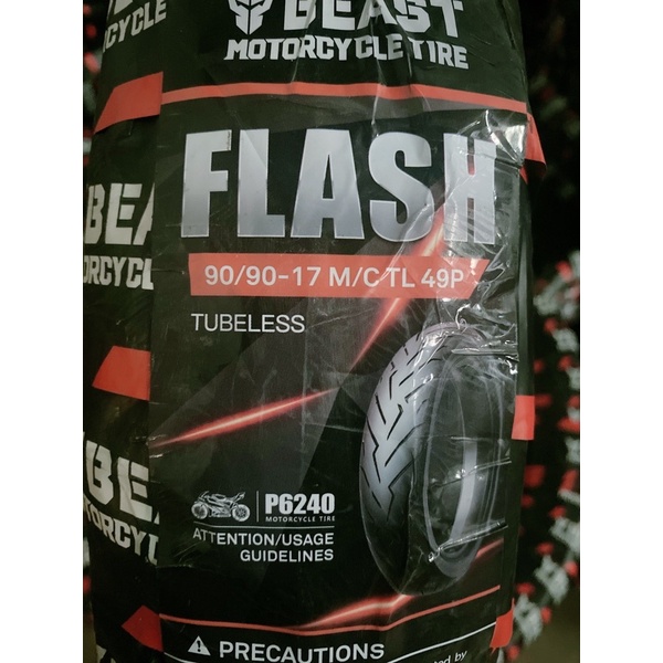 BEAST FLASH (P6240)TUBELESS TIRE 14-17" (INCHES)Skid tiresORIGINAL ...