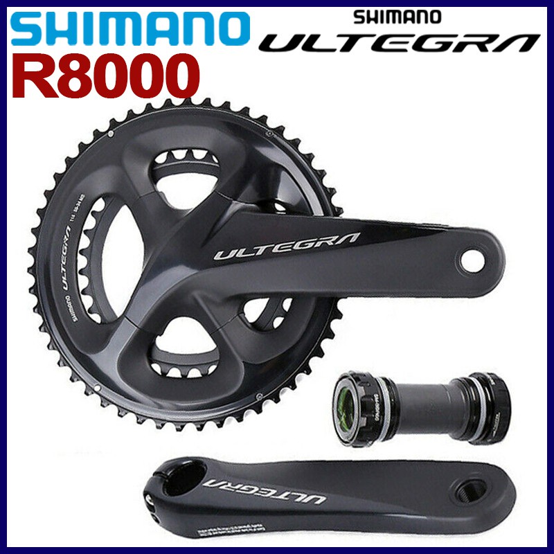 Shimano Ultegra FC-R8000 11 Speed Crankset Road Bike Bicycle BBR60 Bottom Bracket 170 172.5 175 ...