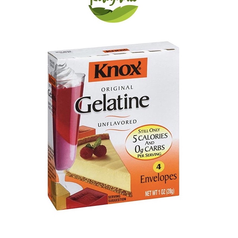 Knox Unflavored Gelatin 1 sachet/1box(4pcs) | Shopee Philippines