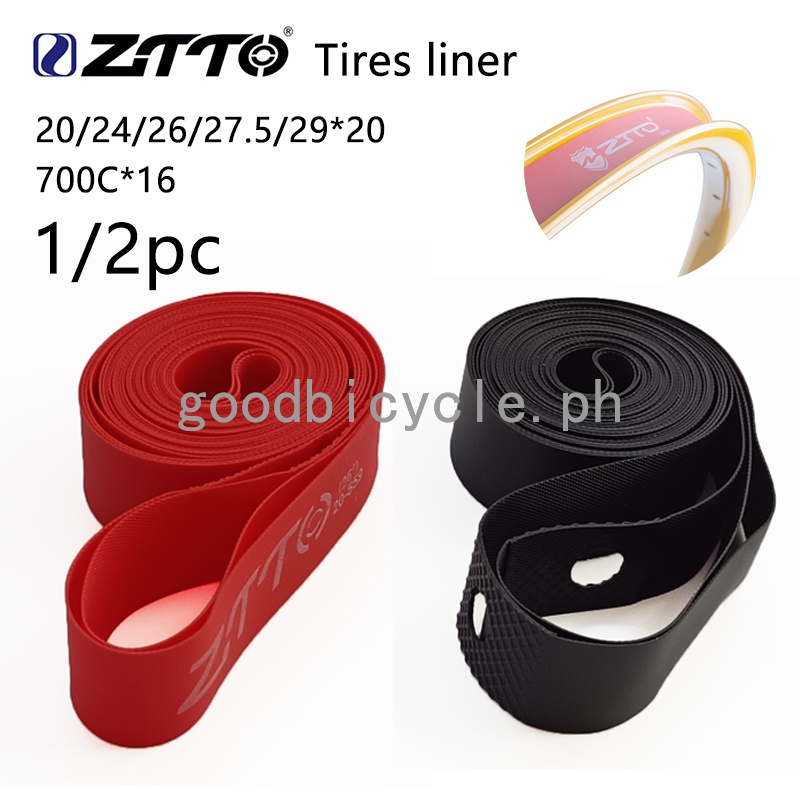 【Available】1/2PC ZTTO Mountain Bike Tire Pad PVC Anti-Puncture Tire Pad ...