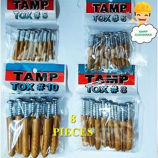 Tox with Screws #5 #6 #8 #10 Pair 8 Pieces per Pack Tox Screw Packed 8 ...