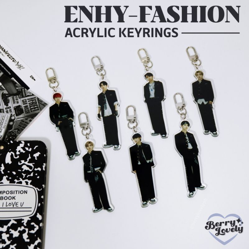 ENHYPEN ENHY-FASHION Acrylic Keyrings | Shopee Philippines