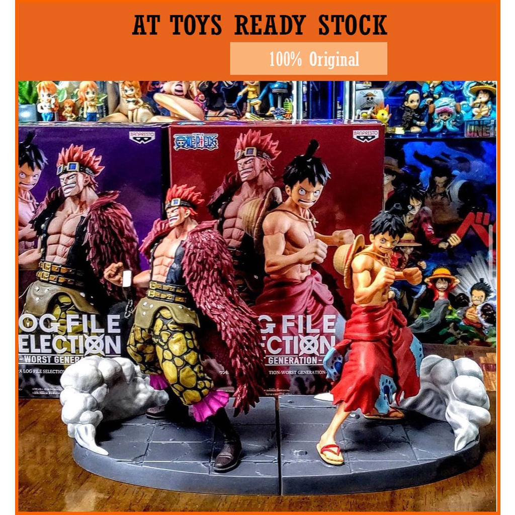 -ORIGINAL-BANPRESTO ONE PIECE LOG FILE WORST GENERATION LUFFY & KIDD ...