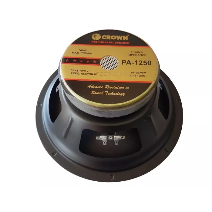 Crown PA-1250 12'' inch Instrumental Speaker ( 500 Watts ) | Shopee Philippines