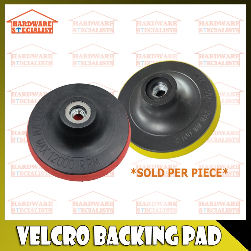 Velcro Backing Pad 4" 100mm Max 12000 rpm | Shopee Philippines