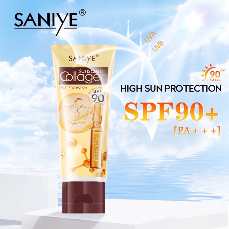 65ml Sunscreen Skin Color Whitening & High Sun Protection SPF90+ PA+++ 65ml | Shopee Philippines