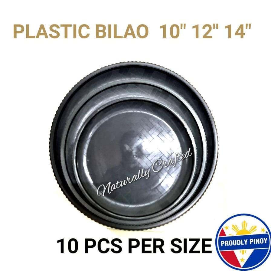 10 pcs/pack PLASTIC FOOD GRADE BILAO 10" 12" 14" SUSHI | Shopee Philippines