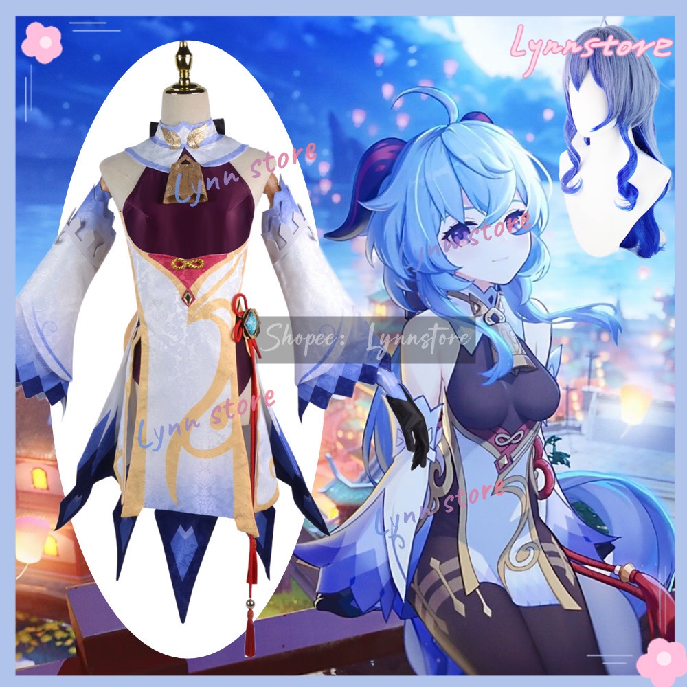 Genshin Impact Ganyu Ice Element Cosplay Costumes Genshin Impact ...