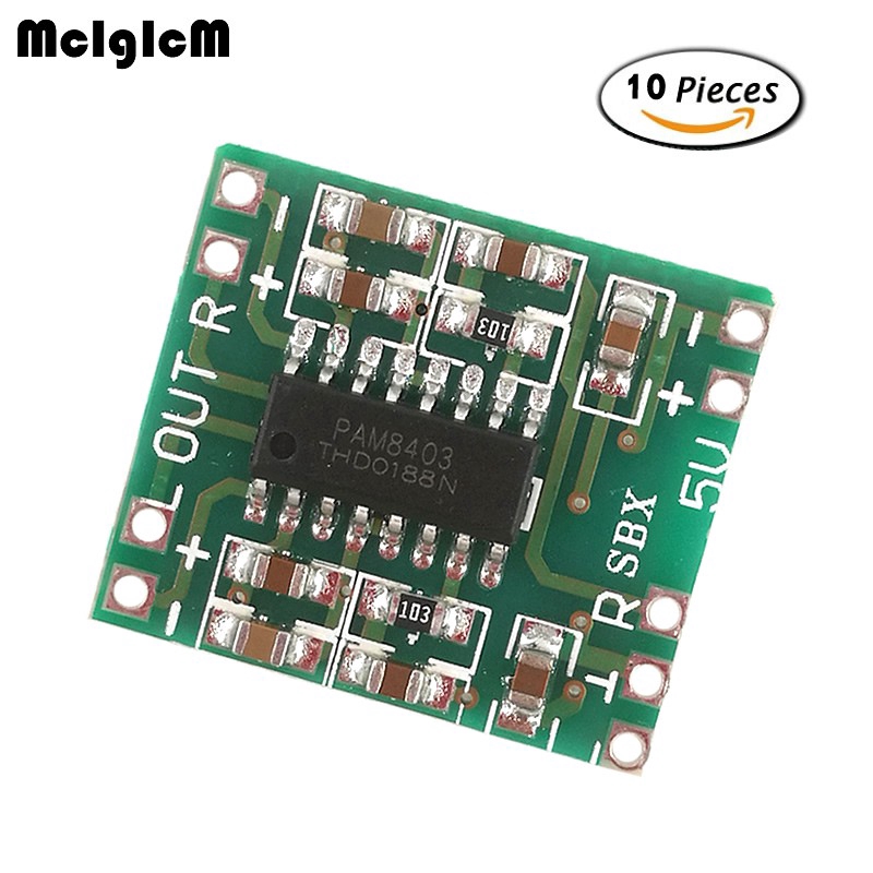 10PCs Board Mini PAM8403 Audio Module D 2*3W USB Power | Shopee Philippines