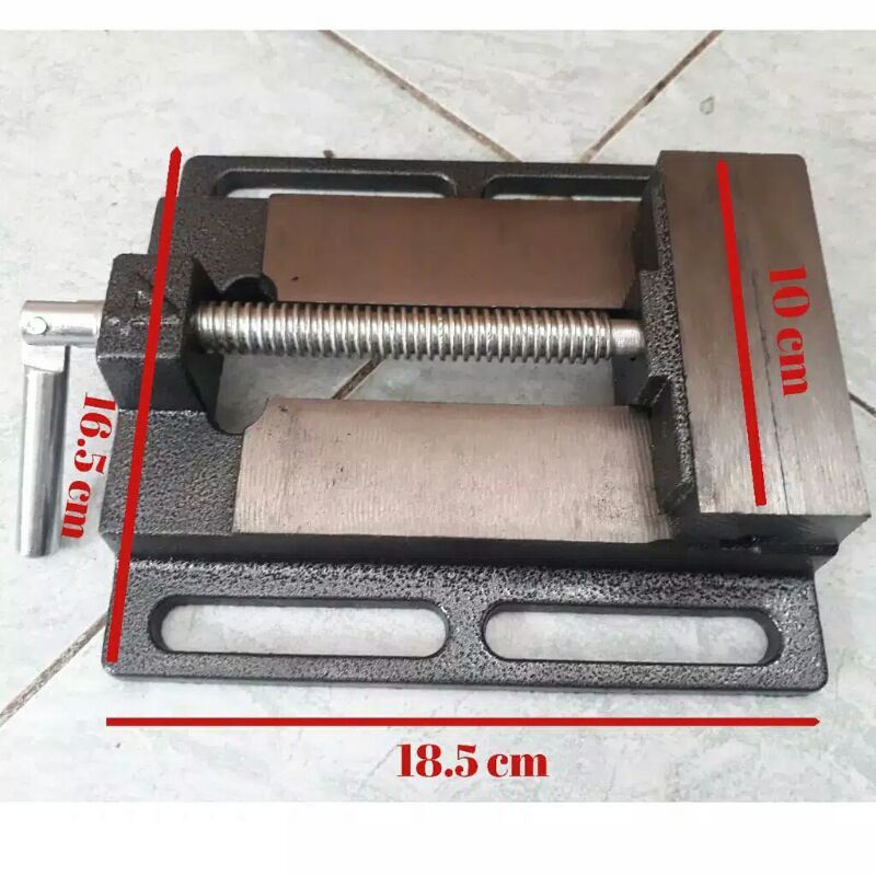 4 inch Flat Vise 4 "For Sitting Drilling Machine / bench drill Clamp ...
