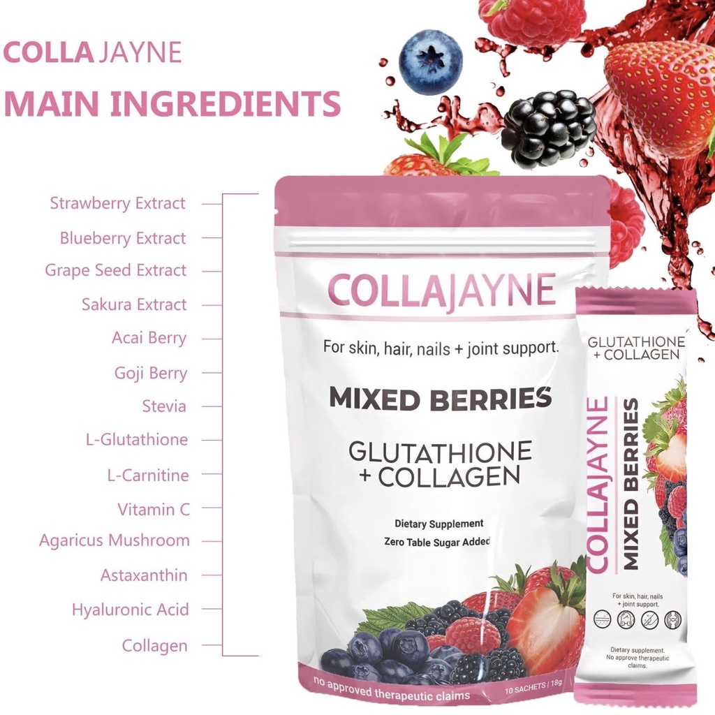 COLLAJAYNE ( Glutathione + Collagen + Vit C ) By Jayne's Jewels ...
