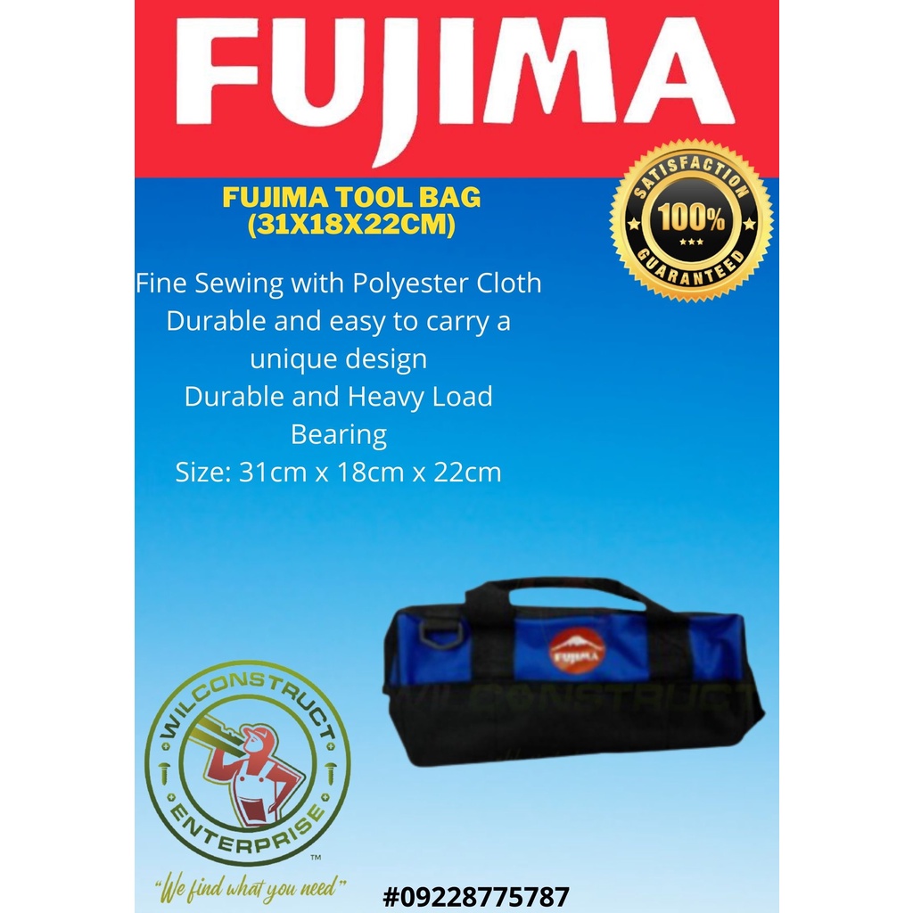 FUJIMA Tool Bag (31X18X22CM) | Shopee Philippines