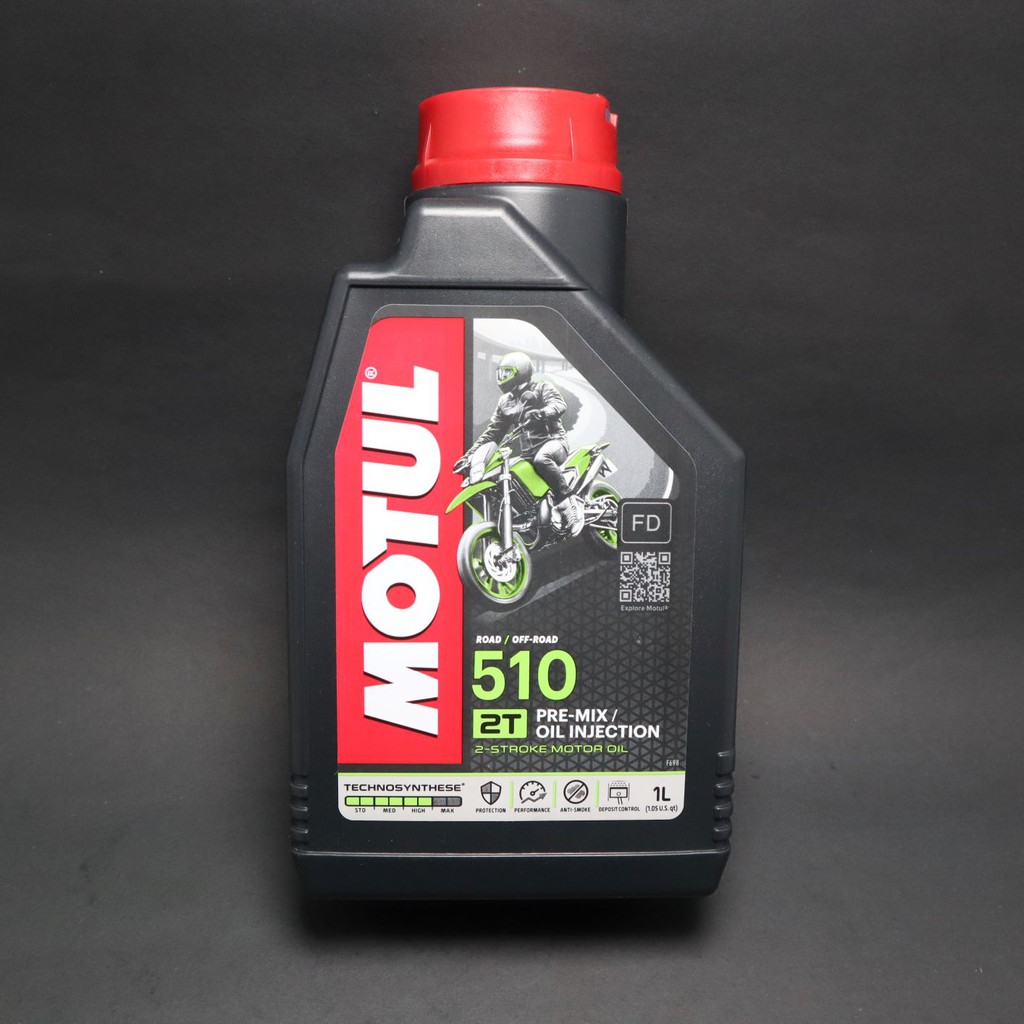 Motul 2T 510 1L FULLY Synthetic Side Oil (Guaranteed Original) | Shopee ...