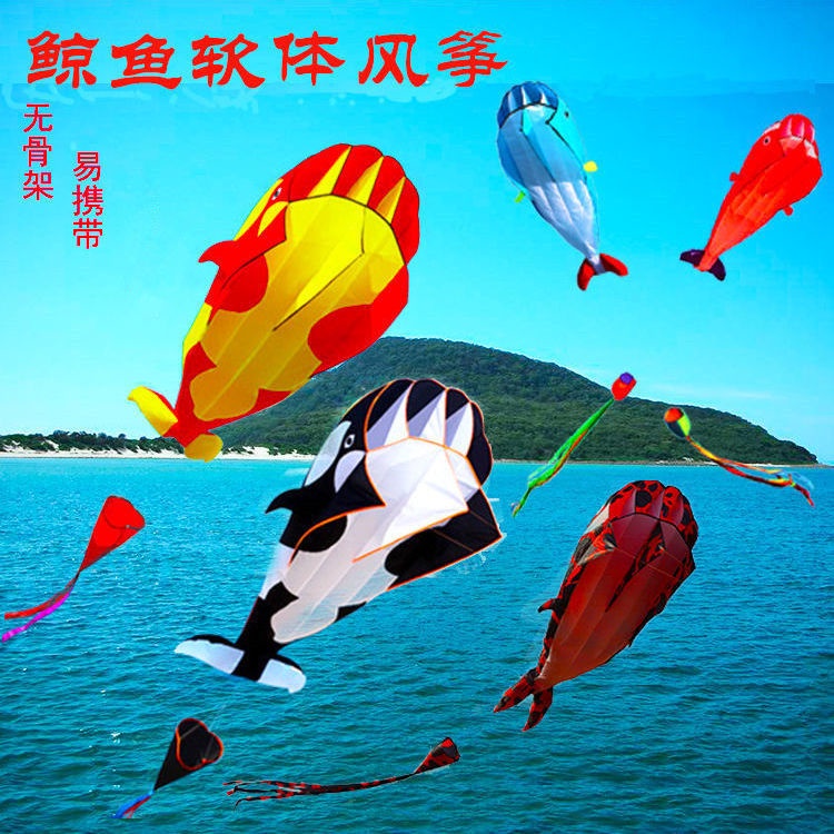 Three-dimensional Kite Large Software Dolphin Whale Killer Whale Kite ...