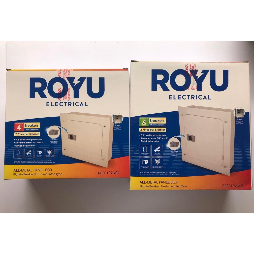 Royu All-Metal Panel Box Plug-in Flush-mounted Type | Shopee Philippines