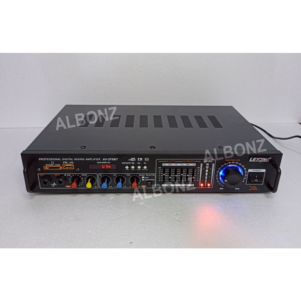Joson Mars Professional Power Amplifier with Equalizer/FM/USB/SD/BT ...