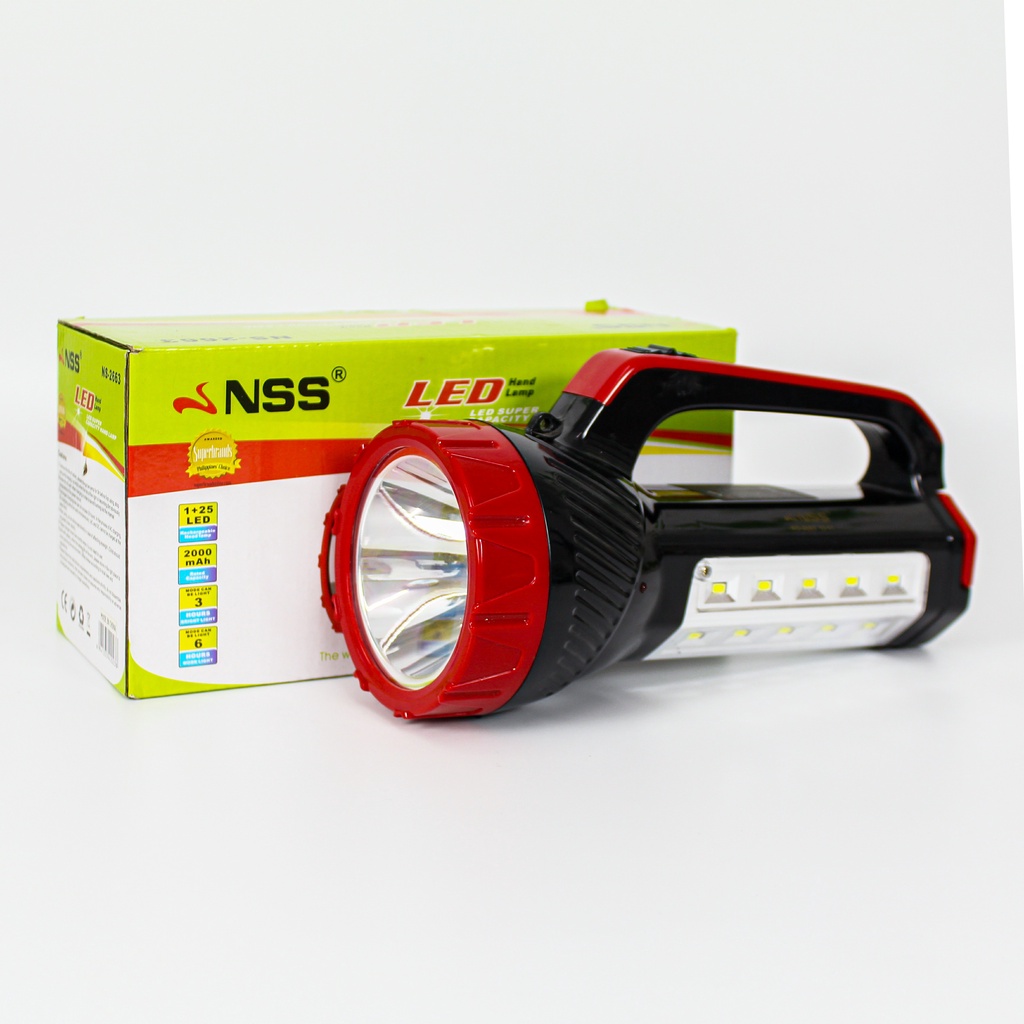 Nss flashlight emergency light Handlamp torch lamp LED 5w/2.5w strap ...