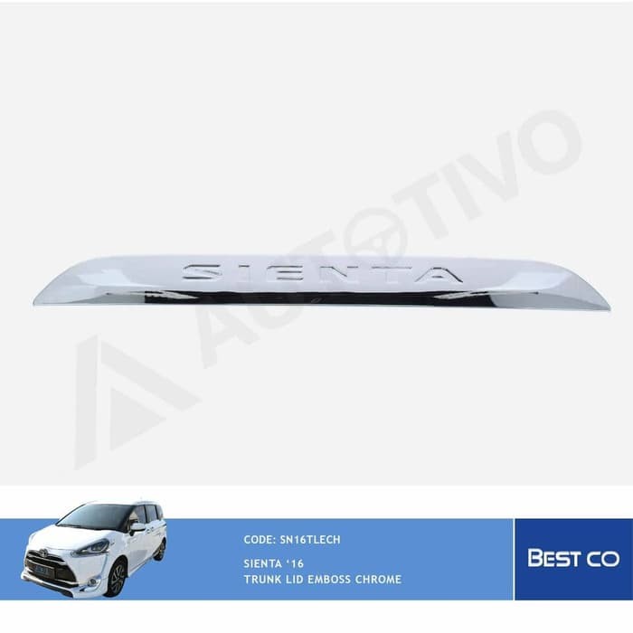 Toyota Sienta Trunk Lid Chrome JSL/Rear Trunk List | Shopee Philippines