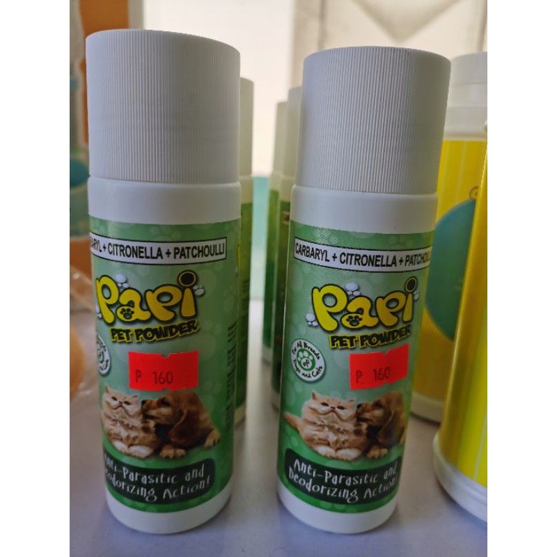 Papi Powder Anti tick and Flea for Dogs and Cats 100g | Shopee Philippines