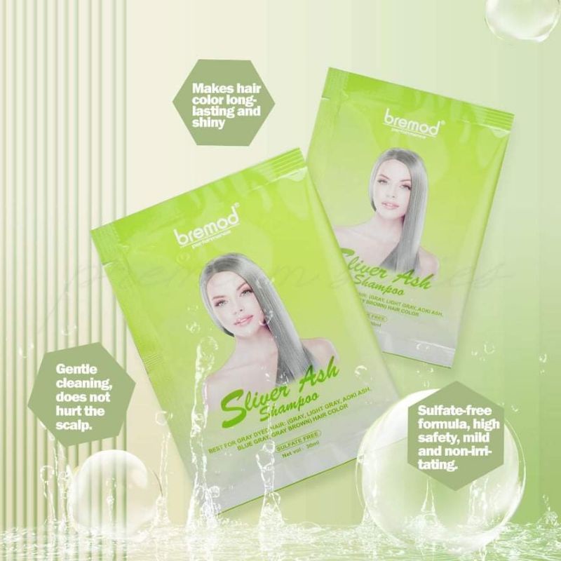 Bremod Silver Ash Shampoo 30mL | Shopee Philippines