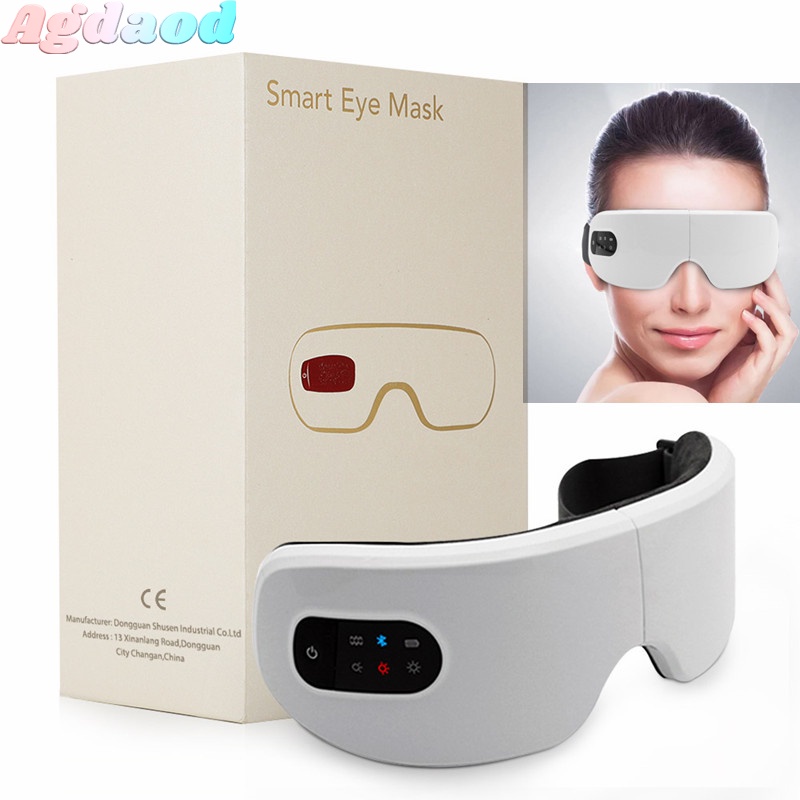 Agdoad Eye Massager Hot Compress Eye Care Massager Vibrating Eye ...
