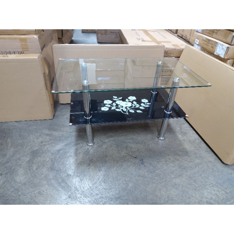 Glass Center Table Tempered CT-53 80cm | Shopee Philippines