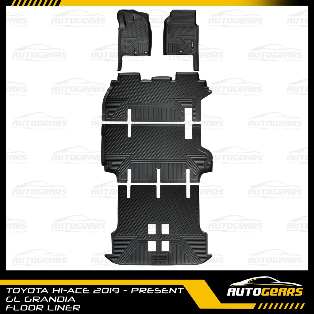 Toyota Hiace GL Grandia (2019 - 2026) 5D Extended Deep Dish Matting ...