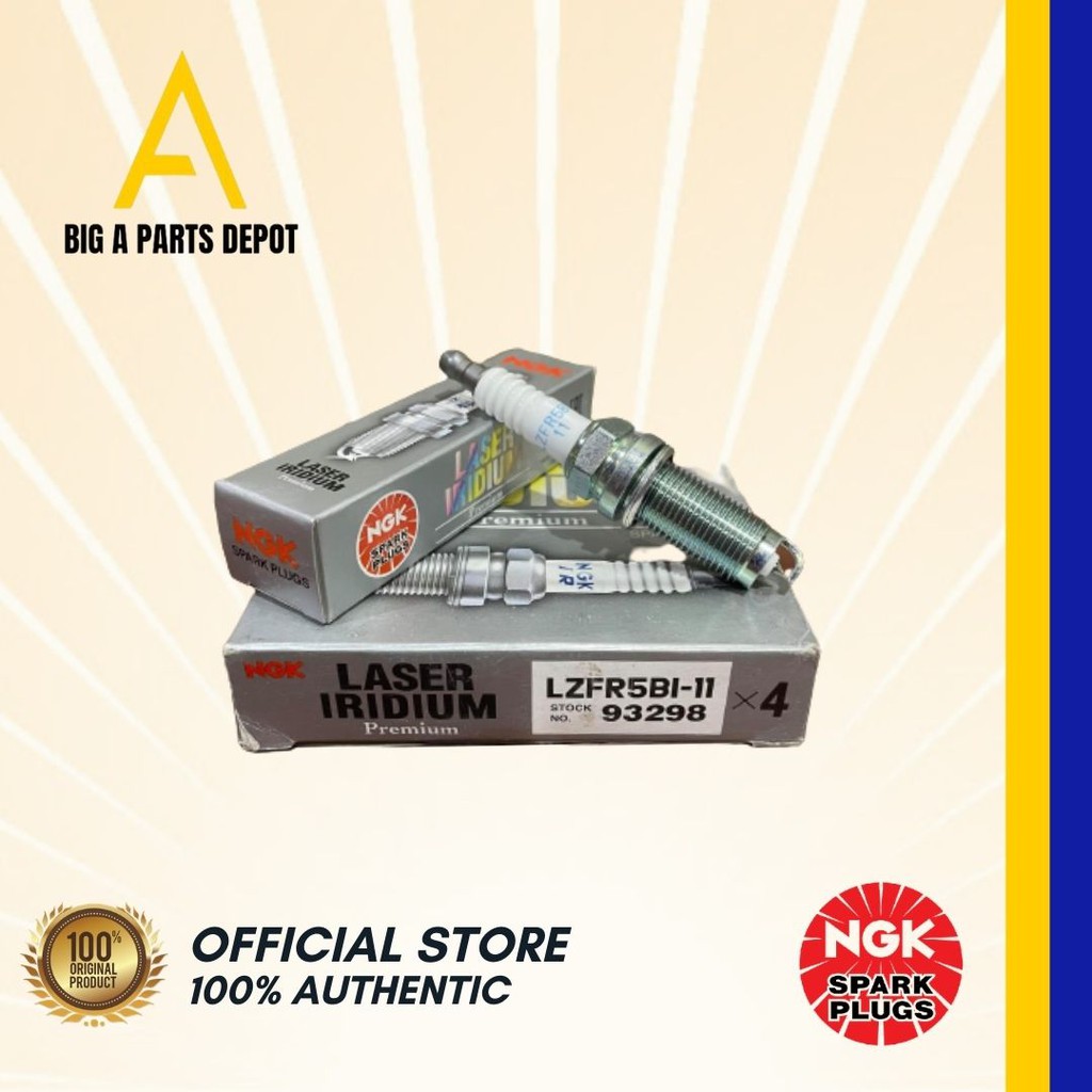 NGK Original LZFR5BI-II Laser Iridium Spark Plug for Mitsubishi Mirage ...