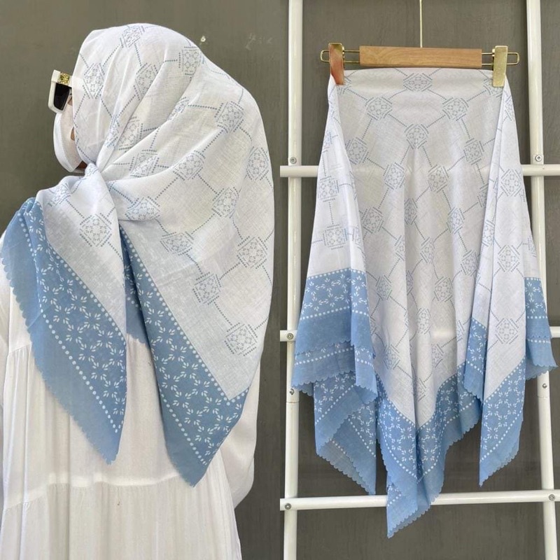 Luna Motif Voal RECTANGULAR HIJAB / EFKA DAILY/ADULT HIJAB/Motif HIJAB ...