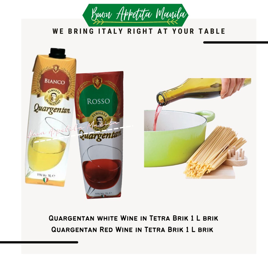 Quargentan Red / White Wine in 1L Packs | Shopee Philippines