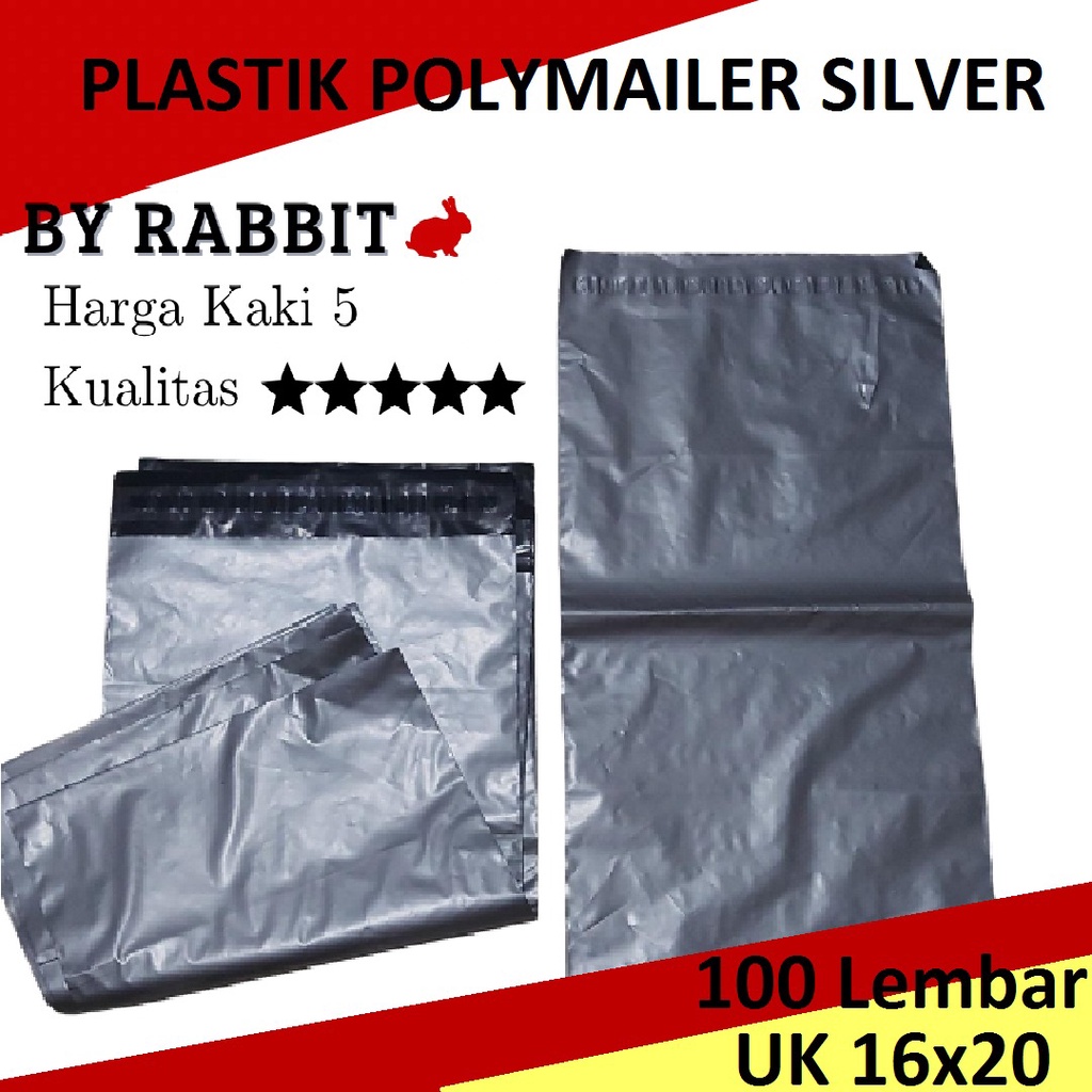 16x20 Glossy Silver Envelope Plastic Bag/Online Packing Plastic Bag ...
