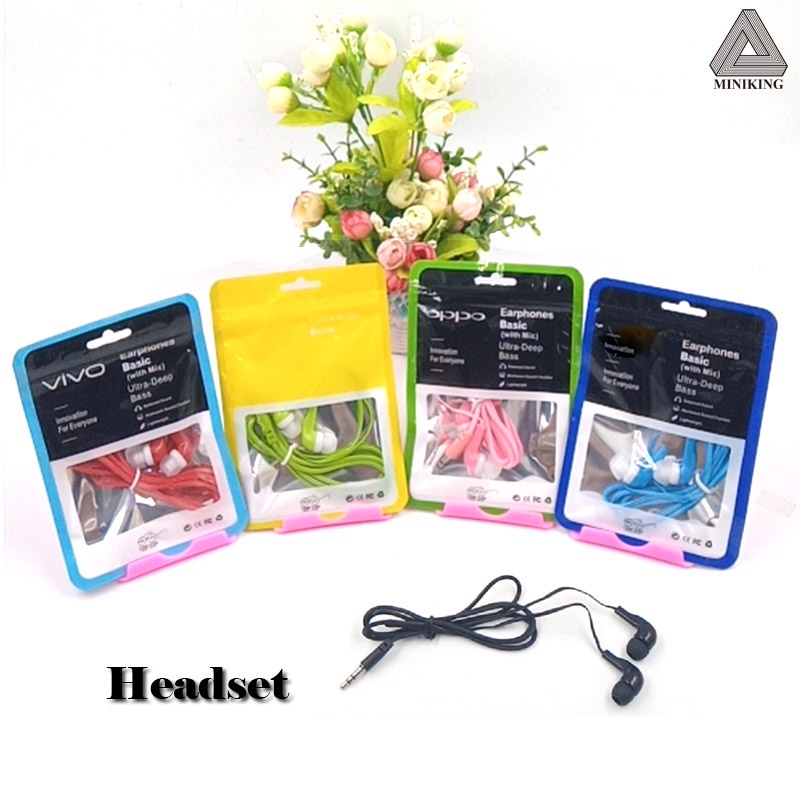 Universal Headset Earphone Basic Earphones Basic Headset 3.5mm In Ear ...
