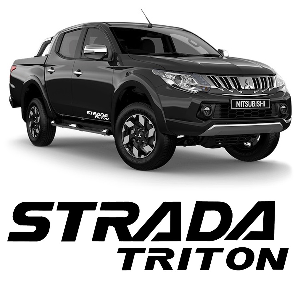 STRADA TRITON STICKER (2 pcs) Waterproof Fade-resistant self-adhesive ...