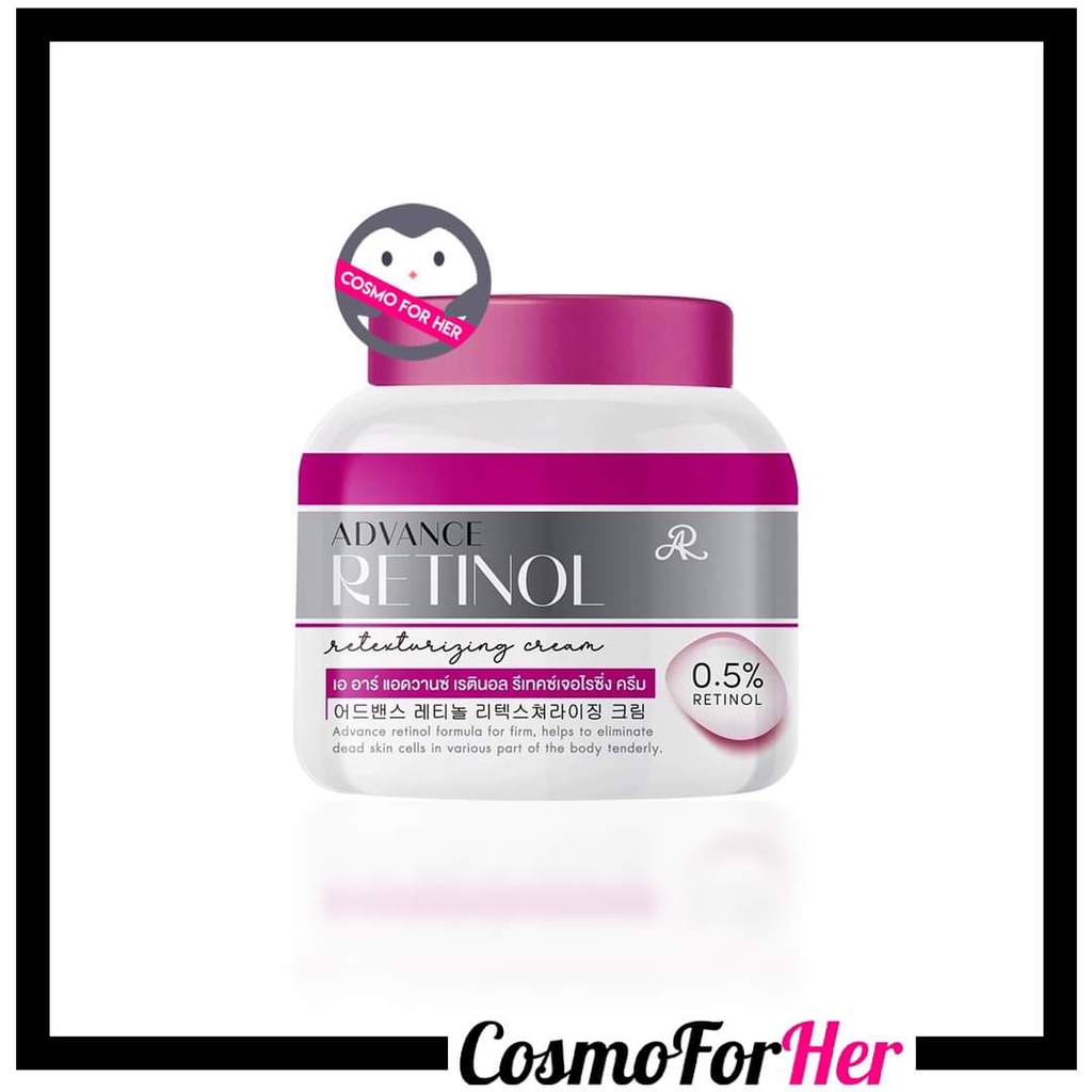 Authentic AR Advance Retinol 0.5% Retexturing Face & Body Cream 200G ...