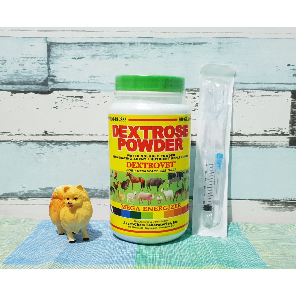 Dextrovet Dextrose Powder Mega-Energizer (300g) with 1 FREE SYRINGE ...