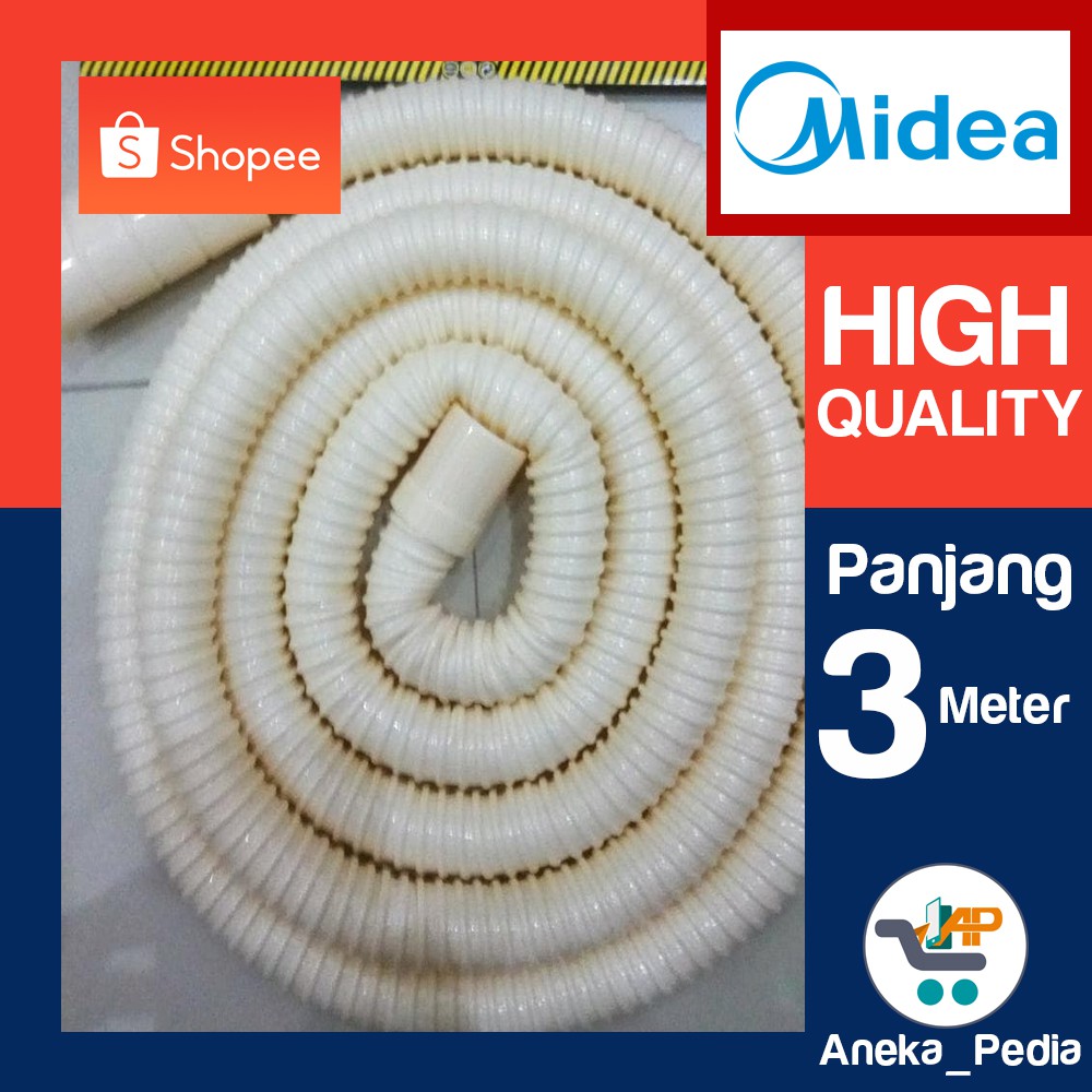 MESIN 3 Meters MIDEA 1 Tube Automatic Washing Machine Drain Hose ...