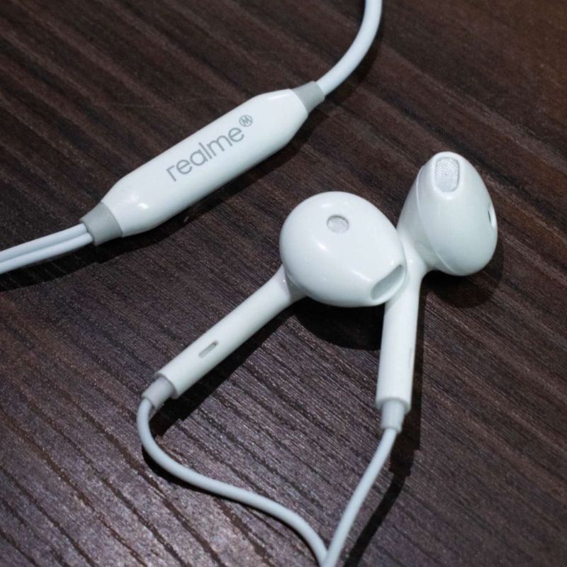 Realme Original Authentic MH Headset Wired Earphones 3.5mm Jack and HD ...